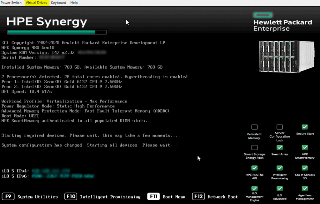 HPE Synergy 480 Gen 10 Üzerinde Intelligent Provisioning Güncelleme - Dağcan Nural