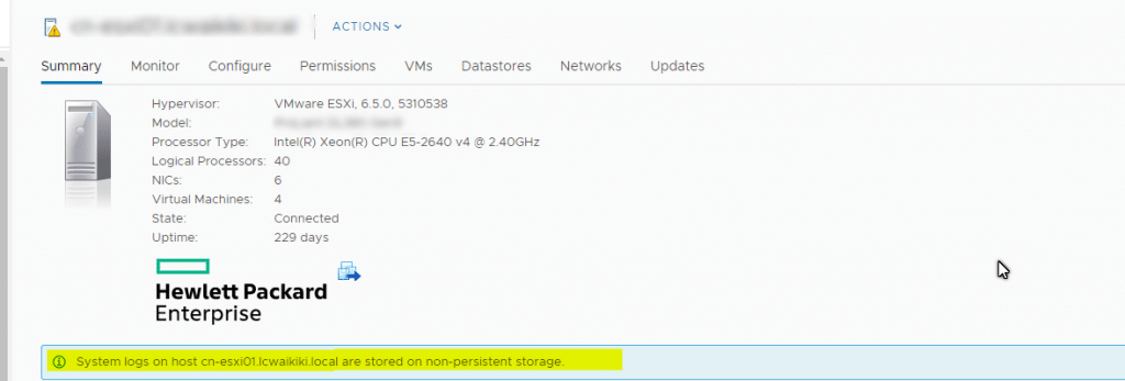 VMware non-persistent storage Uyarısı ve Çözümü - Dağcan Nural