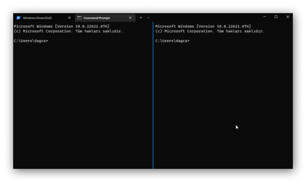 Windows 11 22H2 ile Windows Terminali Kullanımı - Dağcan Nural