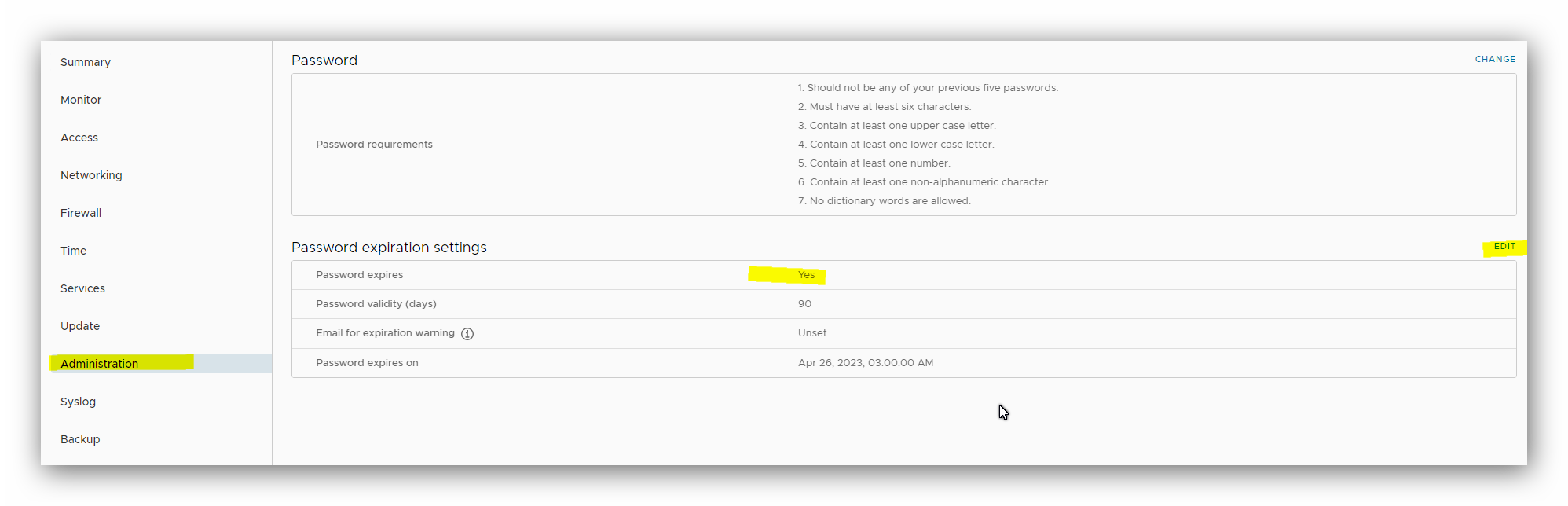 vCenter 7 Root Password Expire - Dağcan Nural